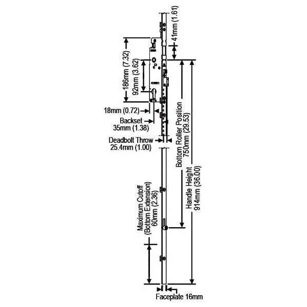 Strybuc Manual Roller Lock Ext 850-8778255 | Zoro