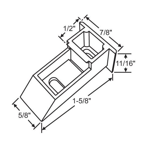 Strybuc Balance Top Sash Guide 900-1855 | Zoro