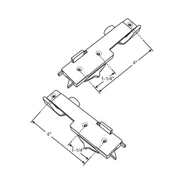 Strybuc Tilt Latch Sweep Lock Set 50-1258WA | Zoro