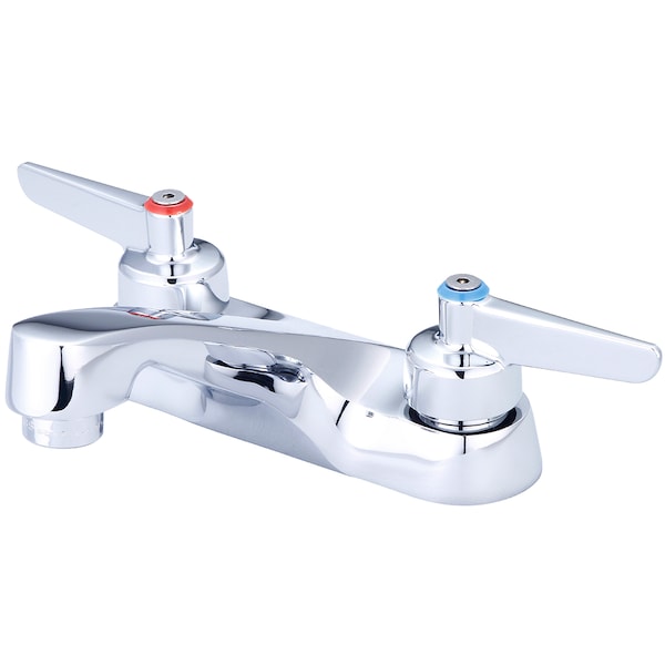 Central Brass Two Handle Bathroom Faucet, NPSM, Centerset, Polished ...