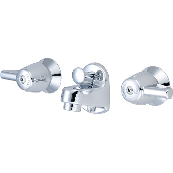 Central Brass Two Handle Shelf Back Bathroom Faucet, IP, Wallmount ...