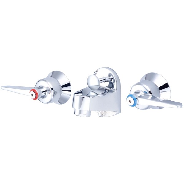 Central Brass Two Handle Shelf Back Bathroom Faucet in Chrome 1177-LE ...