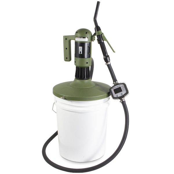 Tera Pump Lithium Battery Powered Pail Pump with Meter TRPAIL-M-B | Zoro