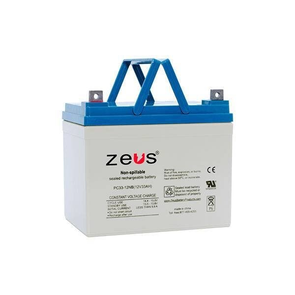 Zeus Battery Products 33Ah 12V Nb Sealed Lead Acid Battery PC33-12NB | Zoro