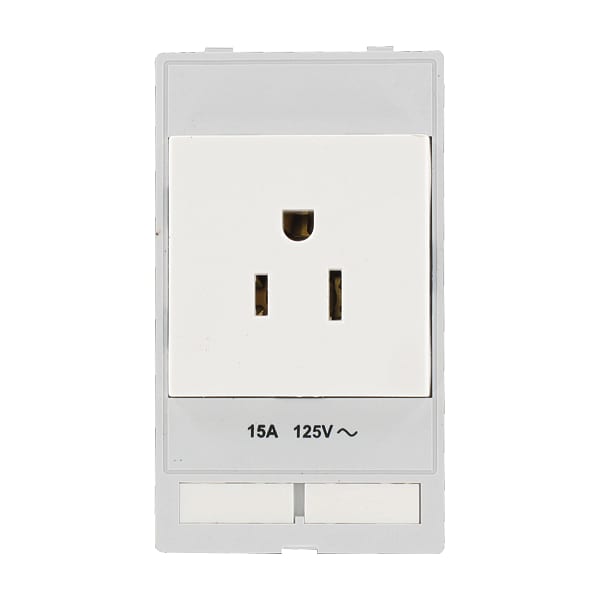 Murrelektronik MODLINK MSDD SOCKET INSERT USA NEMA 5-15, 125VAC/15A ...