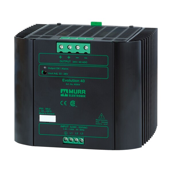 Murr Elektronik EVOLUTION POWER SUPPLY 3-PHASE, IN: 360-520VAC OUT: 22 ...