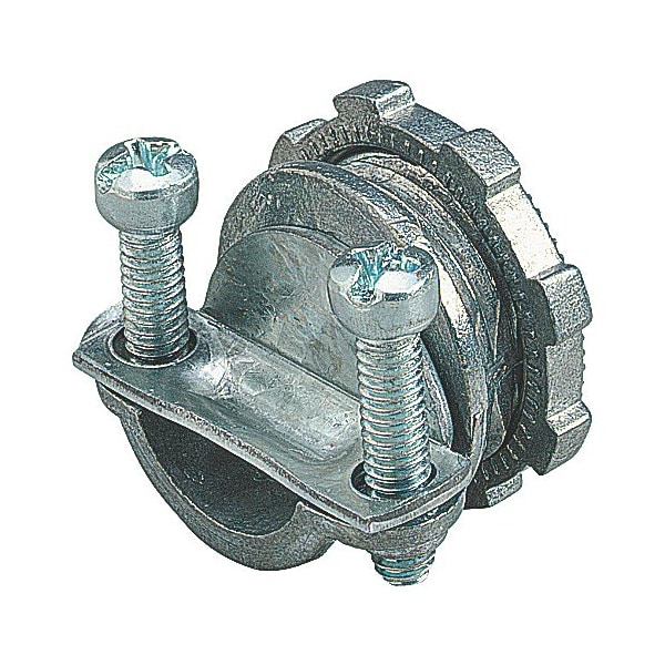 Abb Conduit Fitting Grounding Connector, 3/4 in, Clamp-Type, Zinc Die ...