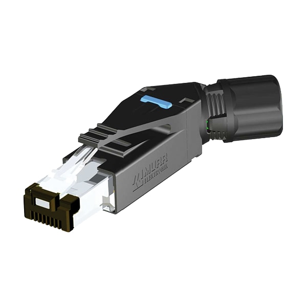 Murr Elektronik RJ45 professional male 45° 4 pol. shielded, Ethernet ...