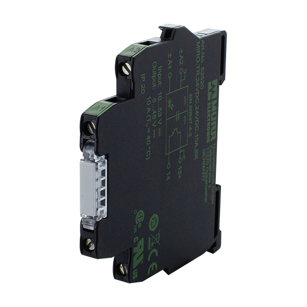 Murrelektronik MIRO TR 24VDC 10A SK OPTO-COUPLER MODULE, IN: 53 VDC ...