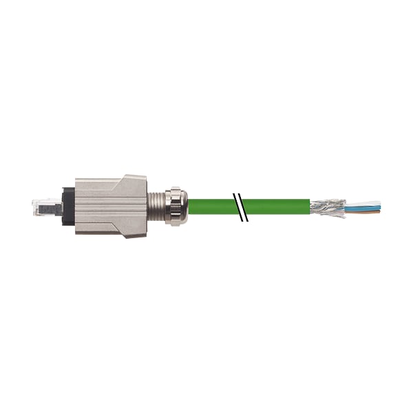 Murrelektronik Push Pull RJ45 with cable, Profinet, PUR 2x2xAWG22 ...
