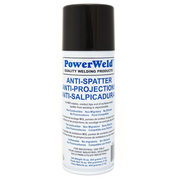 Powerweld Anti-Spatter Nozzle Shield, Solvent Based, 16oz 1620-16 | Zoro