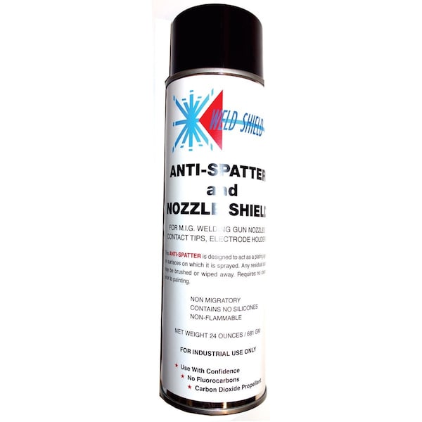 Powerweld Anti-Spatter Nozzle Shield, Solvent Based, 24oz 1620-24 | Zoro