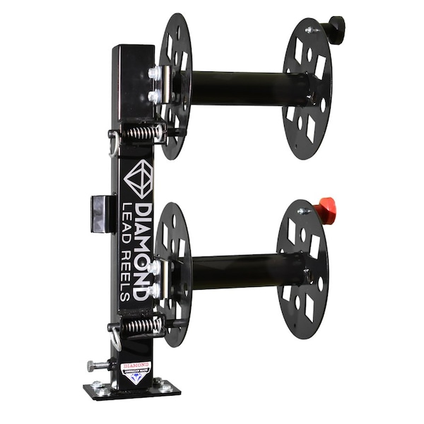 Diamond Lead Reels Heavy Duty Swivel Base Welding Lead Reel, Double, 10 ...