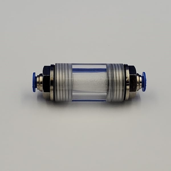 Ppd Push Lock In-line Filter, 10 m. 1/4 fittings, poly filter. Large ...