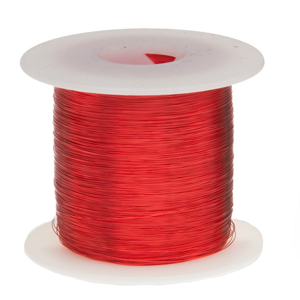 Remington Industries Magnet Wire, MW 80-C, 27 AWG, Red 27HNSP | Zoro