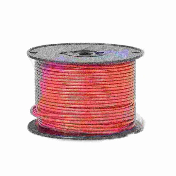Remington Industries Primary Wire, Hook Up; GPT, 8 AWG, Copper, Red ...