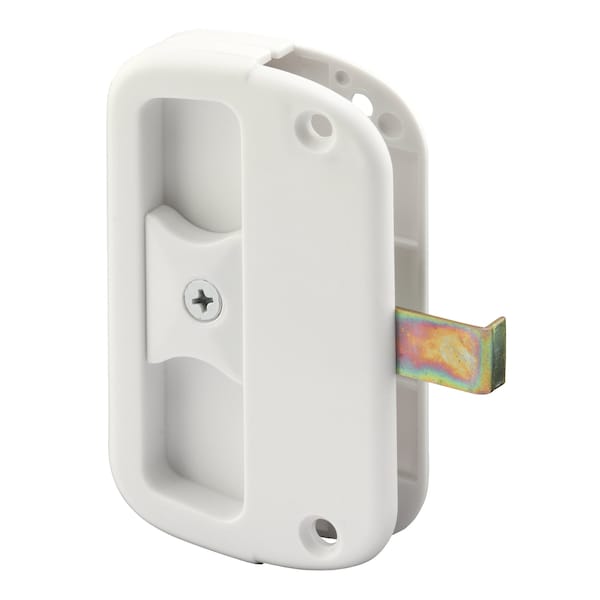 Prime-Line 1-7/16 in. White Plastic Sliding Screen Door Latch and Pull ...
