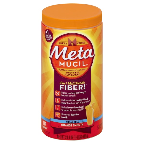 Metamucil Sugar Free Orange Smooth 599190 | Zoro