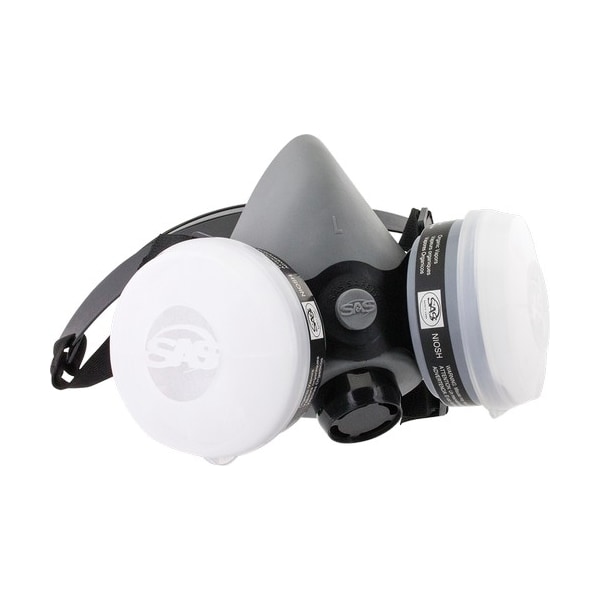 Sas Safety Sas Large Breathemate Organic Vapor / R95 Half Mask Dual ...
