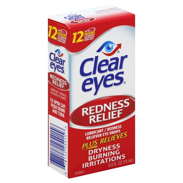 Clear Eyes Redness Relief Eye Drops 520357 | Zoro