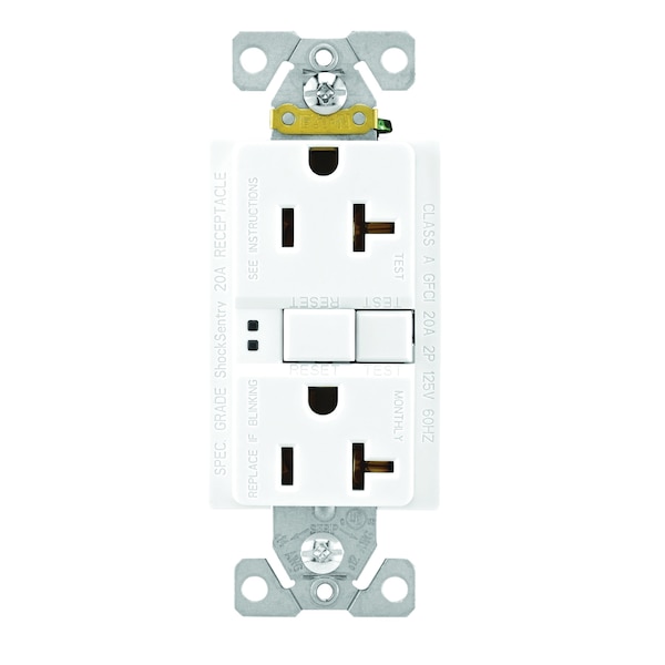 Cooper Wiring Eaton Wiring Devices/VGF20W GFCI Duplex Receptacle, 2 ...