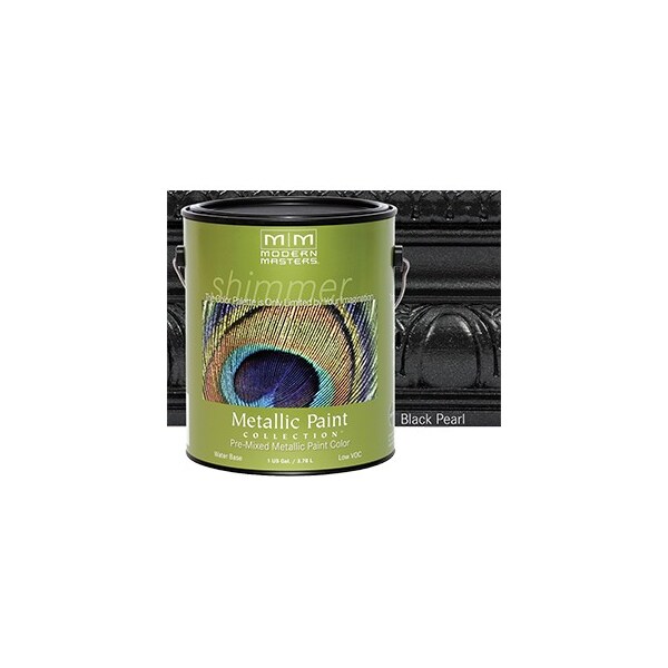Rust-Oleum Modern Masters ME700 1G Black Pearl Metallic Paint ME700-GAL ...