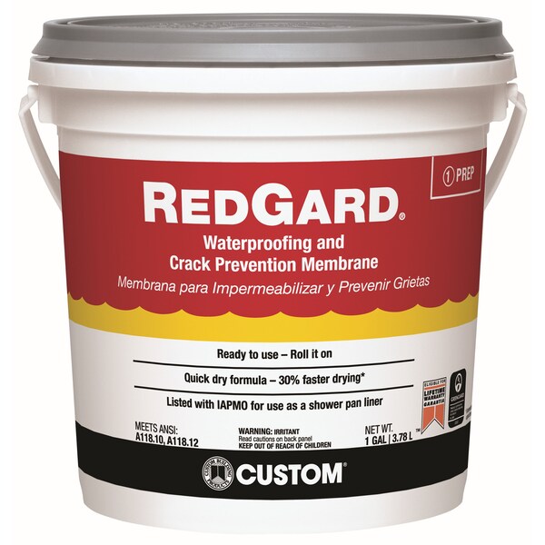 Custom Building Products WATERPROOFER REDGARD 1G LQWAF1-2 | Zoro