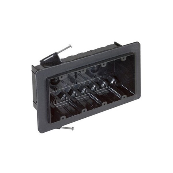 Abb Electrical Box Cover, 4 Gangs, Rectangular, Non-Metallic FN-460-VR ...