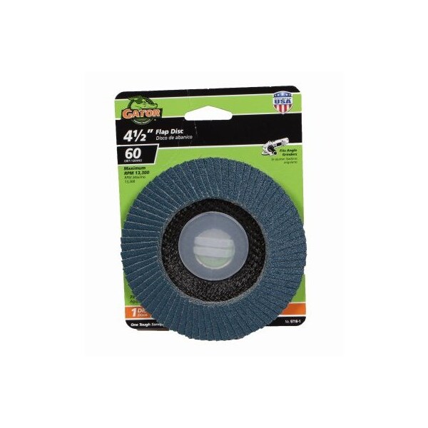 Gator Finishing 4-1/2" 60G Flap Disc 97161 | Zoro