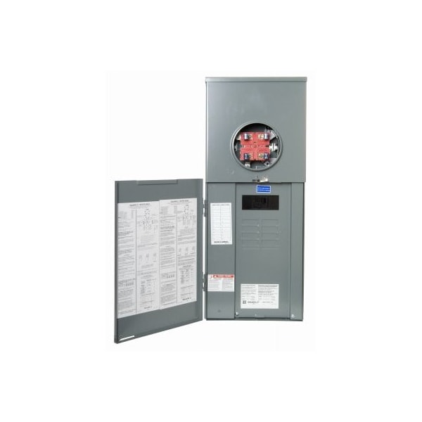 Square D Meter Mains, 200 A; 200 A Amps, Homeline Circuit Breaker Type ...