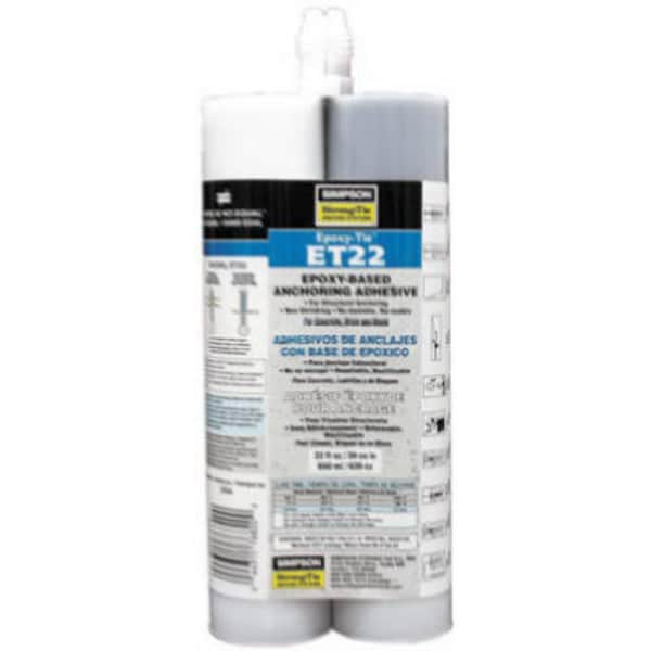 Simpson Strong-Tie 22Oz Epoxy Tie Adhesive ET-HP22 | Zoro