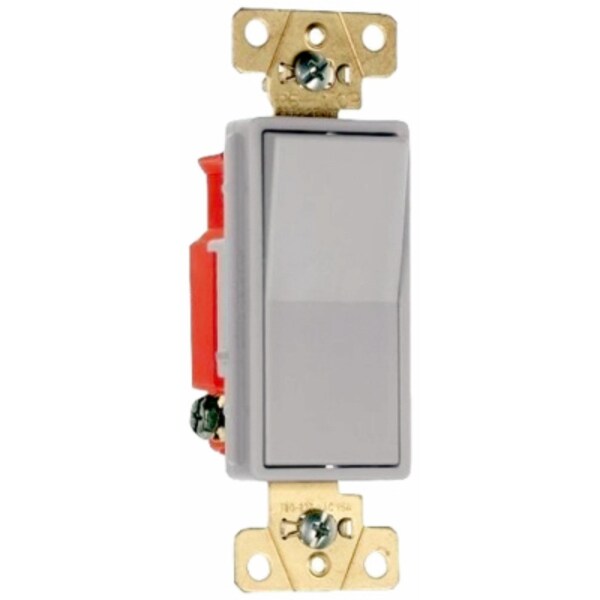 Pass & Seymour 20A Gry Sp Deco Switch 2621GRYCC8 | Zoro