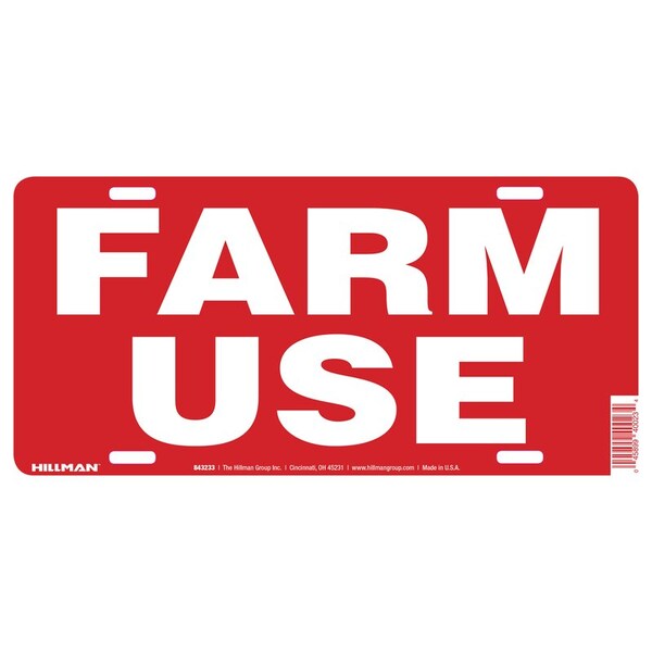 Hillman 6X12 Id Farm Use Tag 843233 | Zoro
