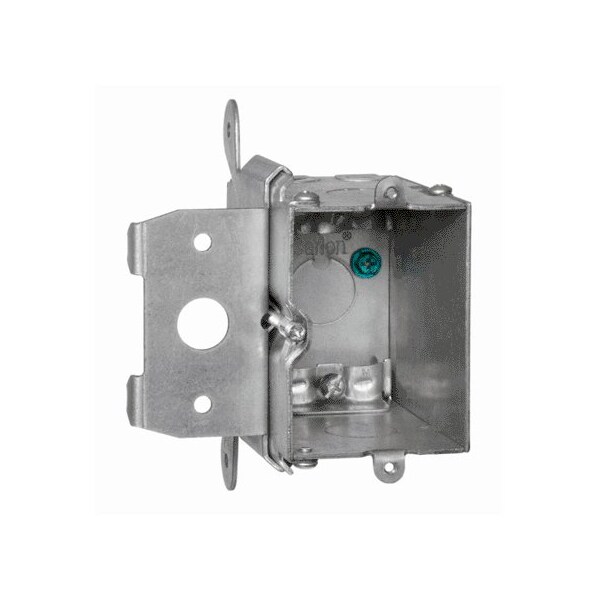 Steel City Electrical Box, 20 cu in, Outlet Box Type, 1 Gang, Steel ...