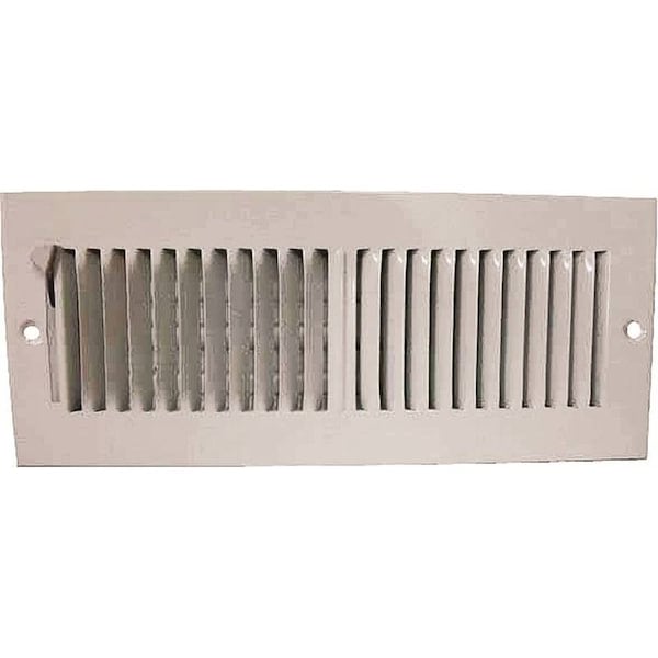 Prosource Register Sidewall 2Wy 12X4 Wht SW02-12X4 | Zoro