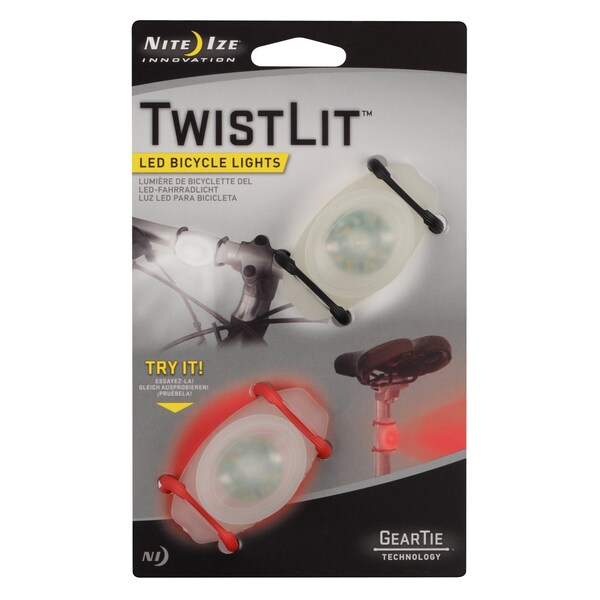 Nite Ize Bike Light Led Red/Wht 2Pk TLT-2PK-A1P1 | Zoro