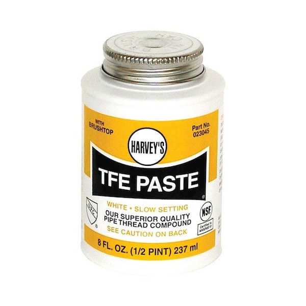 Harvey Pipe Joint Paste 8 oz, Bottle, White 023045 | Zoro