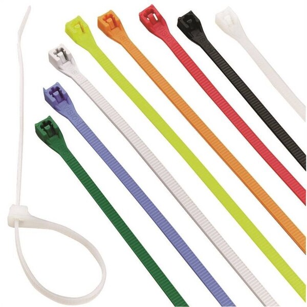 Calterm Cable Tie 4In Asst Color 73240 | Zoro