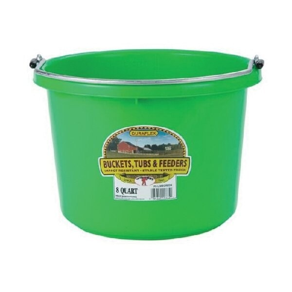 Little Giant Duraflex Plastic Bucket P8LIMEGREEN | Zoro