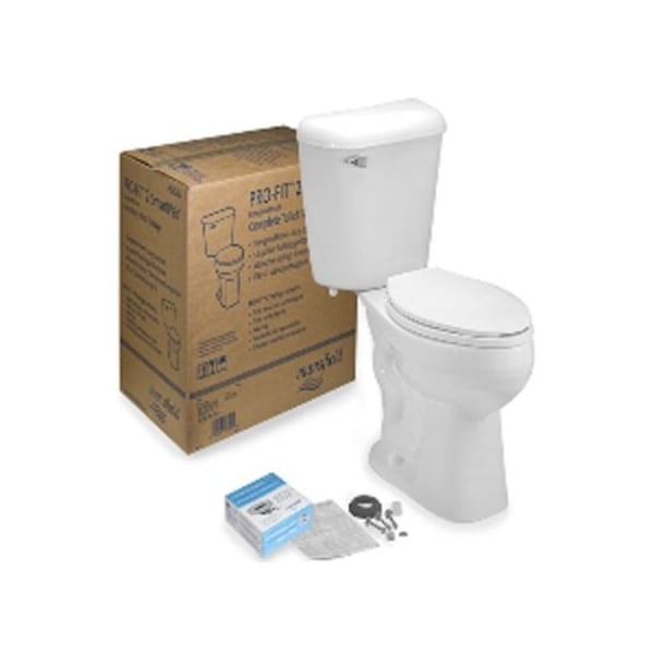 B & K Mansfield Profit Complete Toilet Kit, Elongated Bowl, 1.6 gpf ...