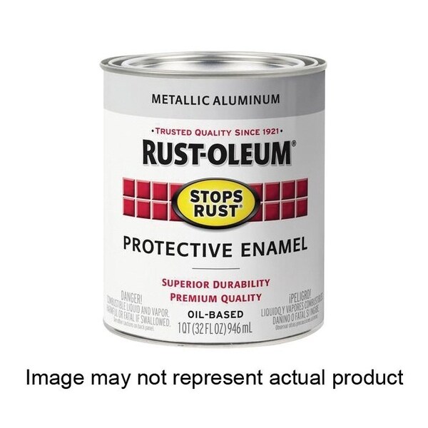 Rust-Oleum STOPS RUST SAT BLK 1/2PT 353491 | Zoro