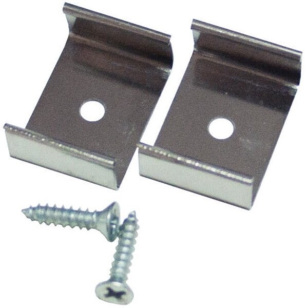 Tresco Lighting Tresco Square And Curved Extrusion U-Clips Set Of 2 ...