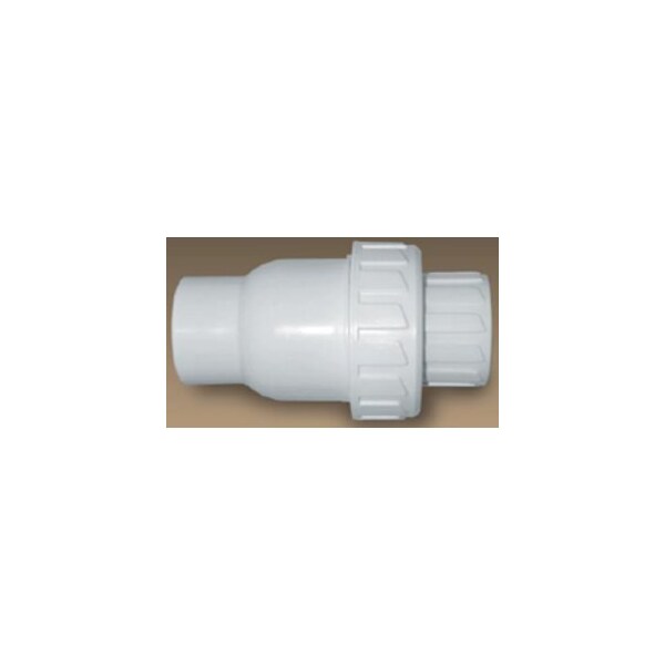 Smith-Cooper Check Valve, 1 in. Solvent Pvc 0209CV50K | Zoro