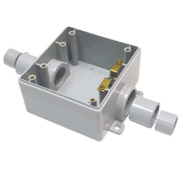 Ipex Electrical Box, FSC Box Type, 2 Gangs 020 071 | Zoro