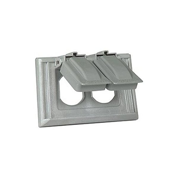 Eaton Wiring Devices Cover, Outlet Box Type, 1 Gang, Thermoplastic ...