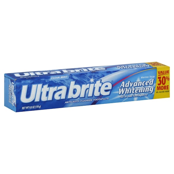 Ultra Brite Ultrabrite Advanced Whitening Toothpaste 4782 | Zoro
