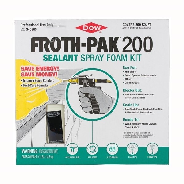 Dow 00346963 FROTH-PAK 200 FOAM SEALANT KIT 12031949 | Zoro