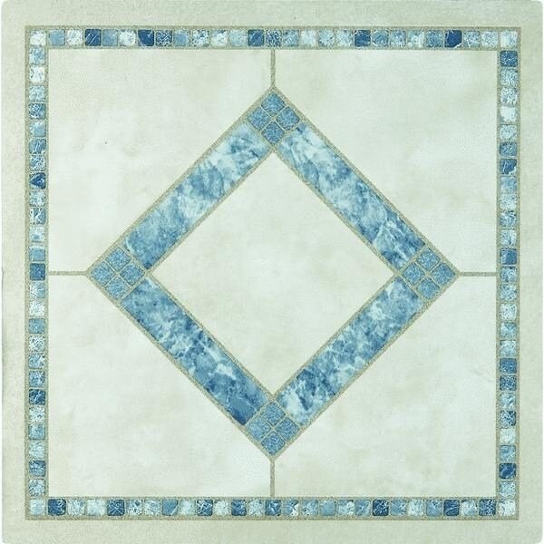 Do It Best 12 x 12 Blue Listello Floor Tile KC90919 | Zoro