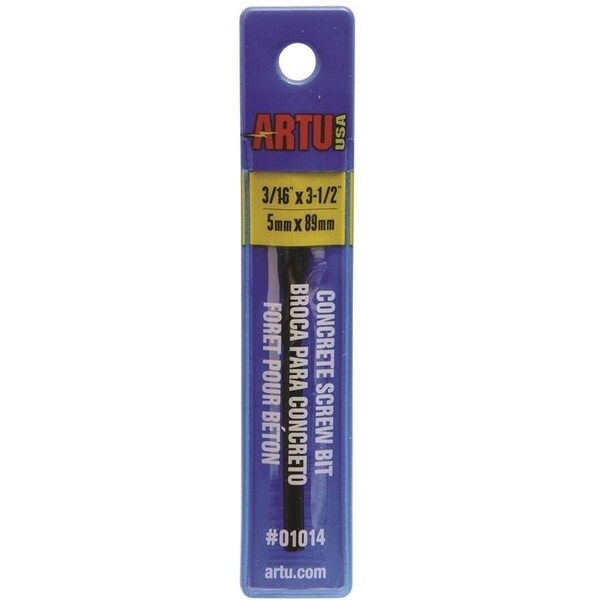 Artu Usa Bits 3/16X3-1/2 Concrete Screw 01014 | Zoro