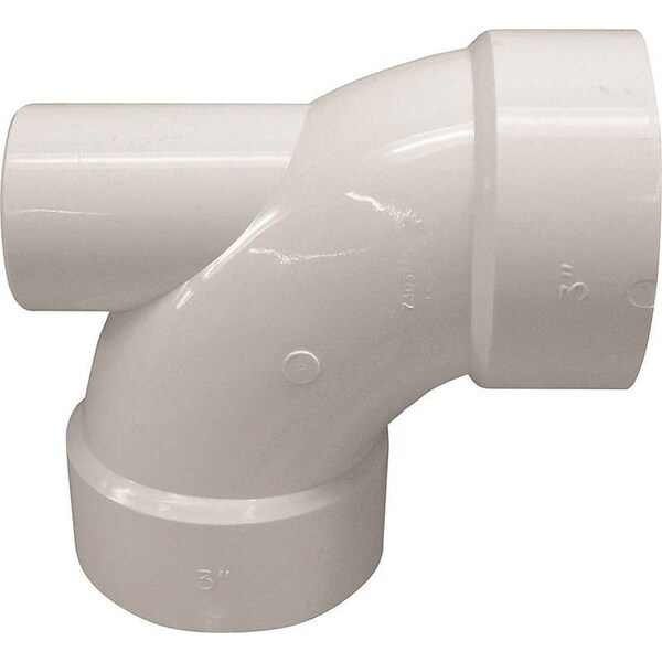 Genova IPEX 192245 Pipe Elbow with 2 in Low Heel Inlet, 3 in, Hub, 90 ...